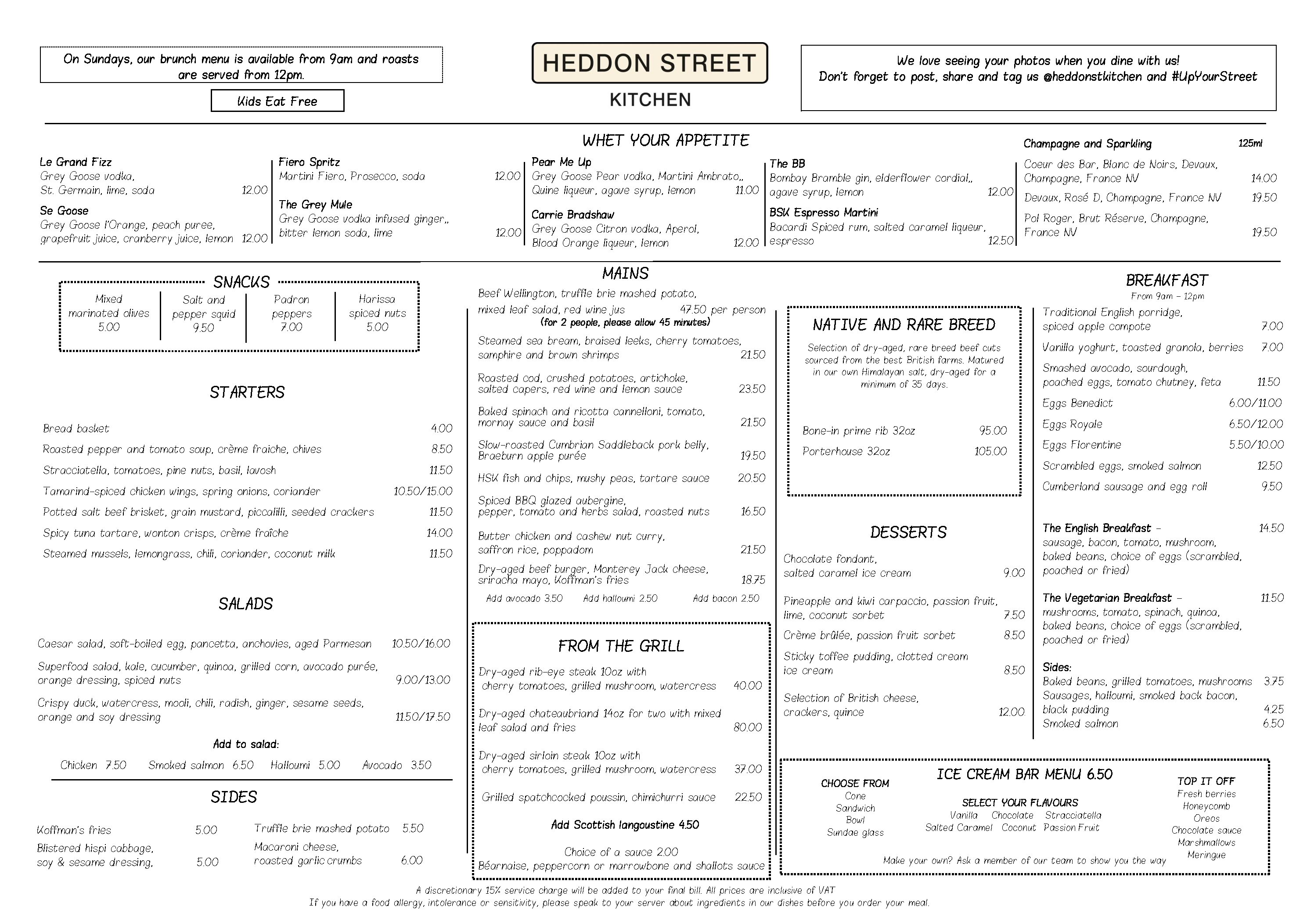 Menus - Heddon Street Kitchen | Gordon Ramsay Restaurants