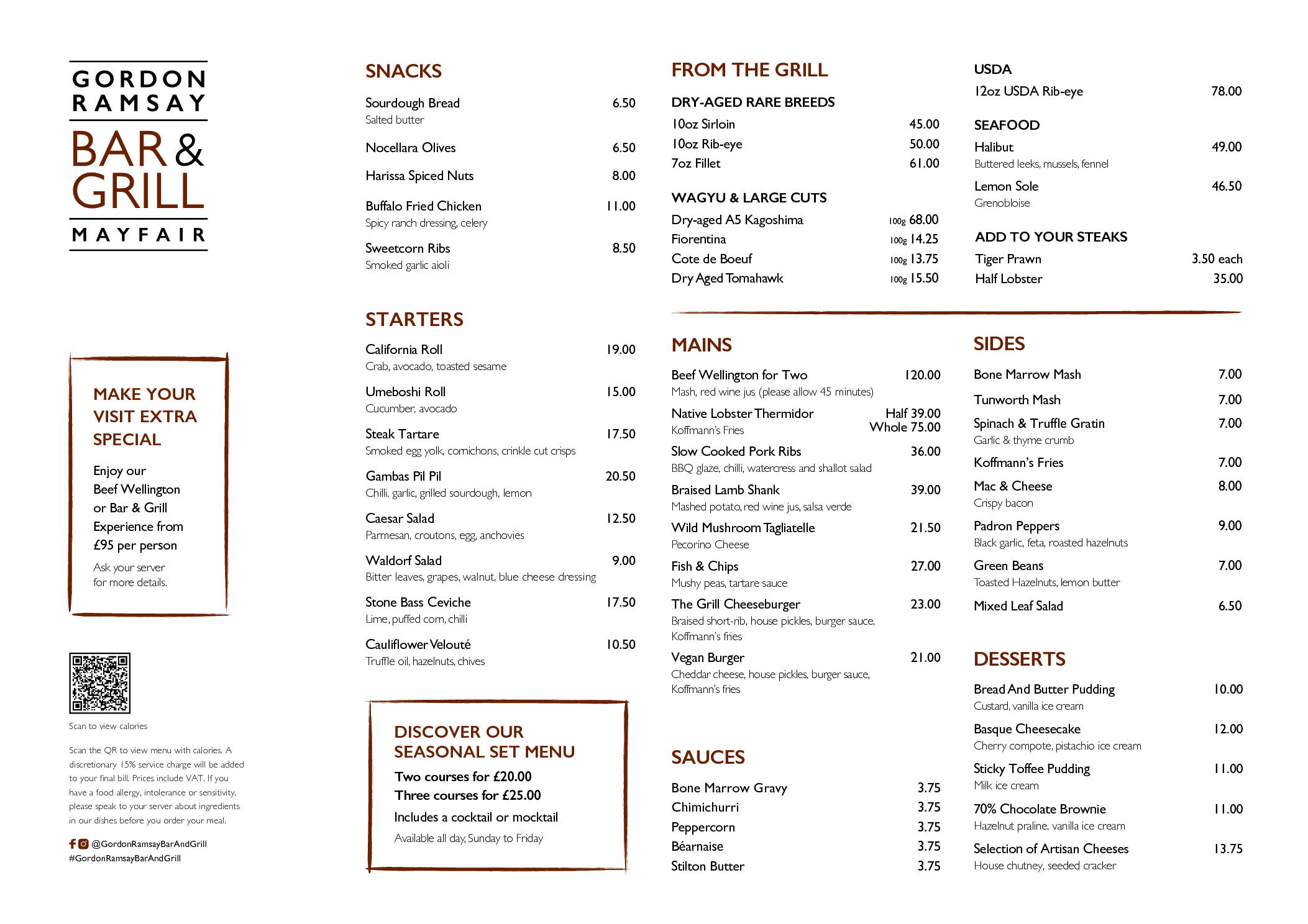 View our Menus - Gordon Ramsay Bar & Grill | Gordon Ramsay Restaurants