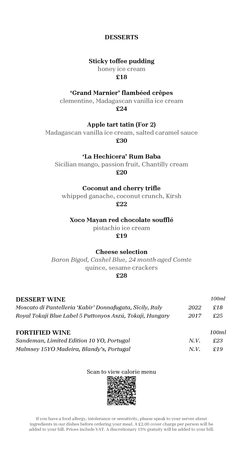 Menus - Savoy Grill | Gordon Ramsay Restaurants