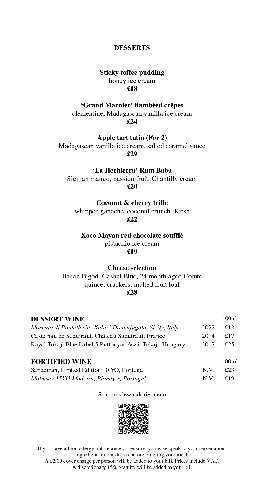 Menus - Savoy Grill | Gordon Ramsay Restaurants