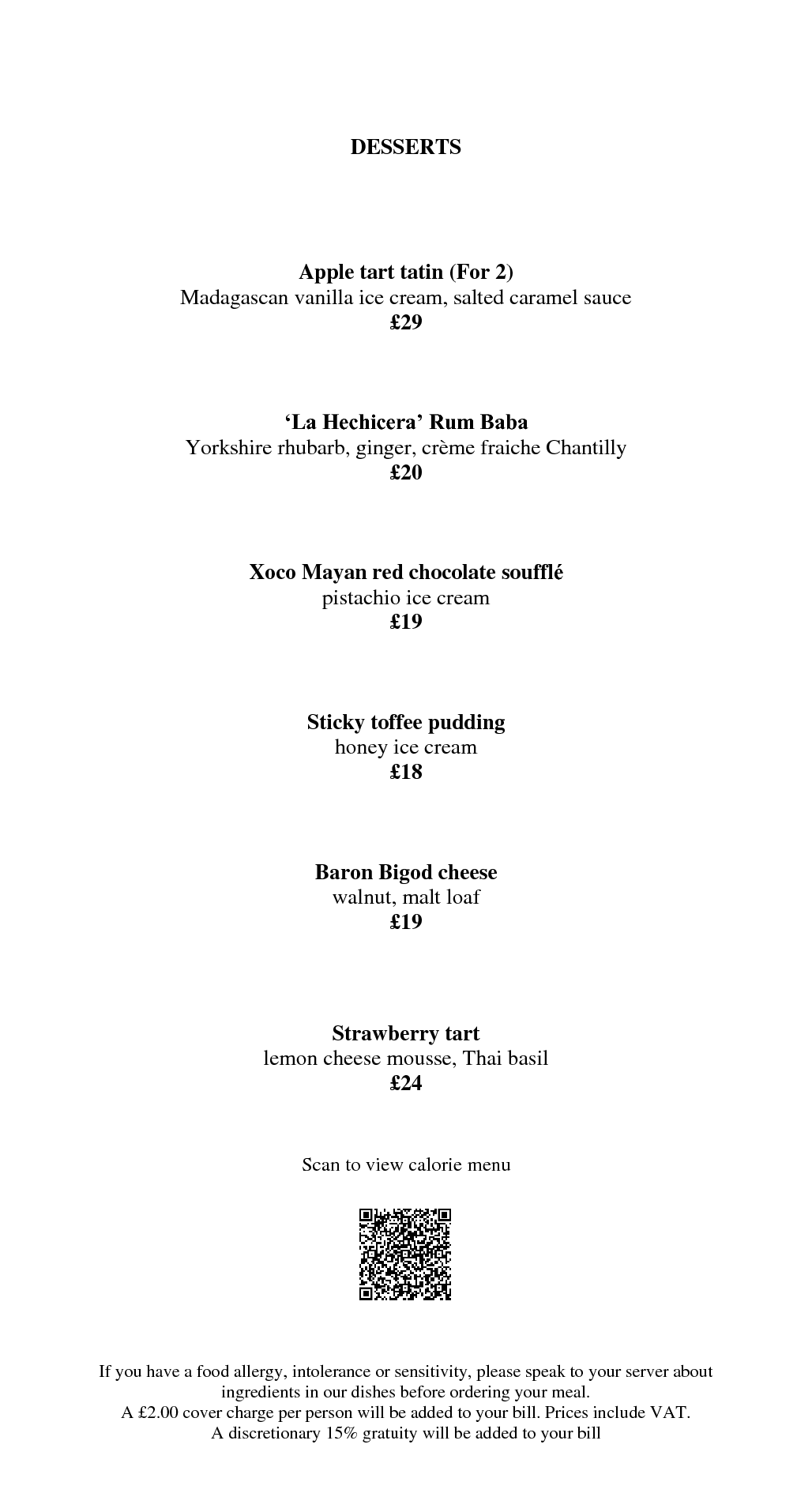 Menus - Savoy Grill | Gordon Ramsay Restaurants