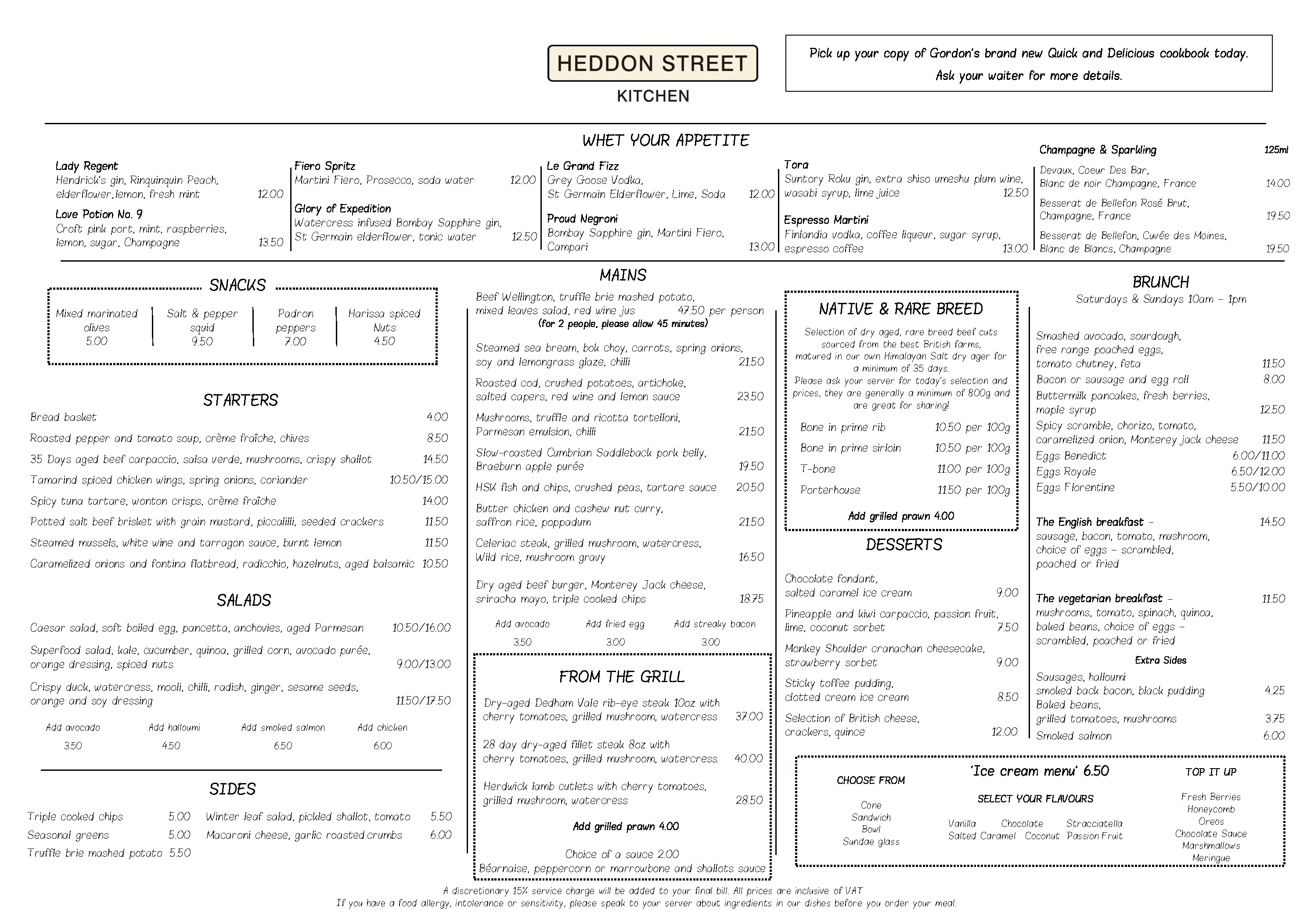 Menus - Heddon Street Kitchen | Gordon Ramsay Restaurants