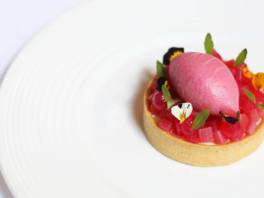 Rhubarb and Custard Tart | Savoy Grill Recipe | Gordon Ramsay Restaurants